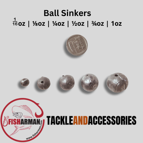 Lead Ball Fishing Sinkers: Perfect for All Water Types - Fisharman ...